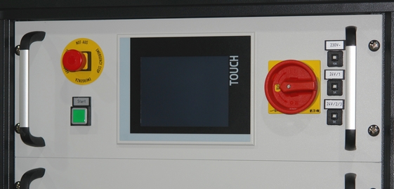 PQ control for test machine hydraulics with INSEVIS S7 panel PLC ...